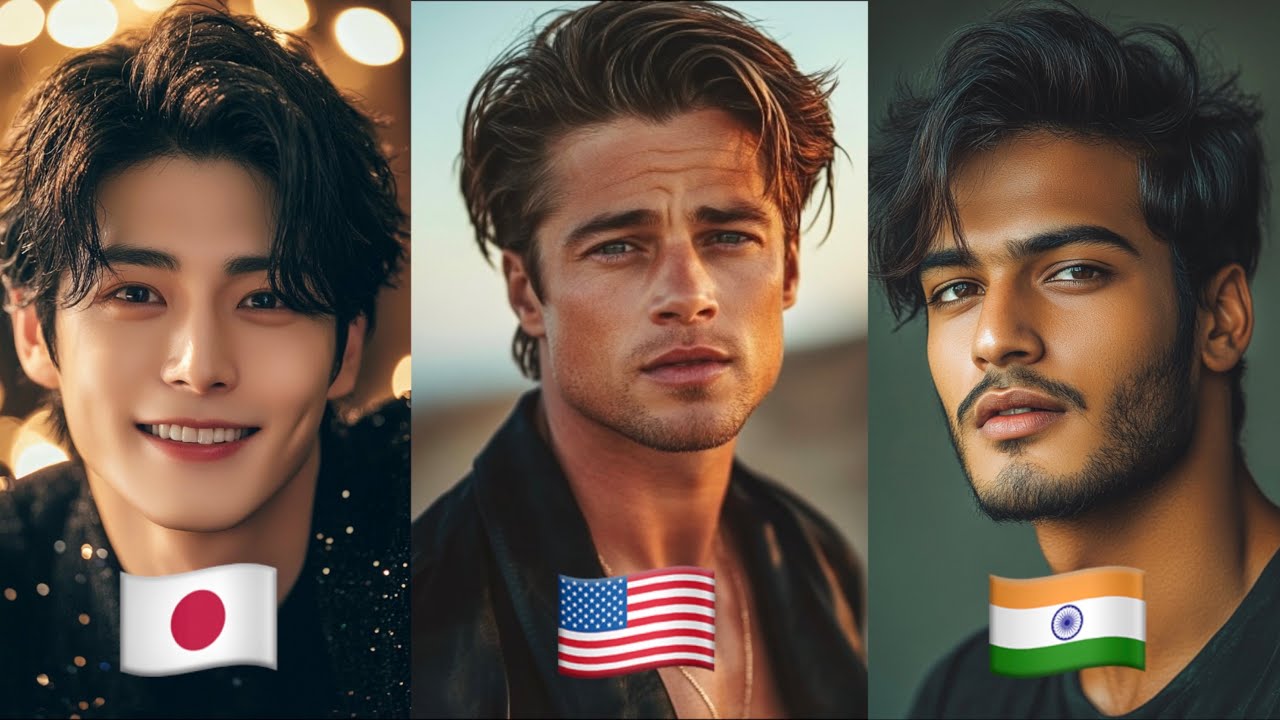 AI-Generated Most Handsome Men In The World 2025 – 200 Countries