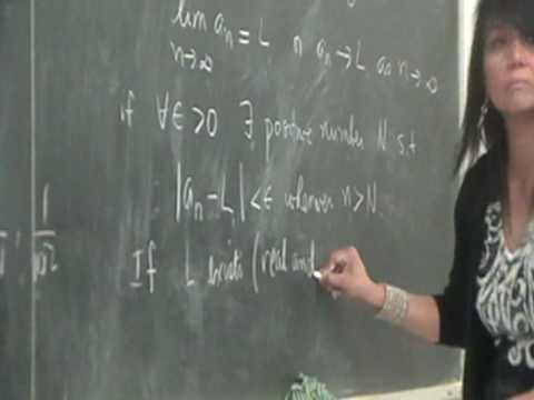 Formal Definition of the Limit of a Sequence
