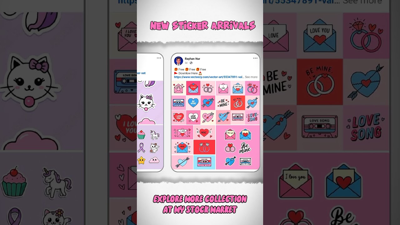 visit my profile for stickers resource and ideas #illustration #vector #children #kids #sticker