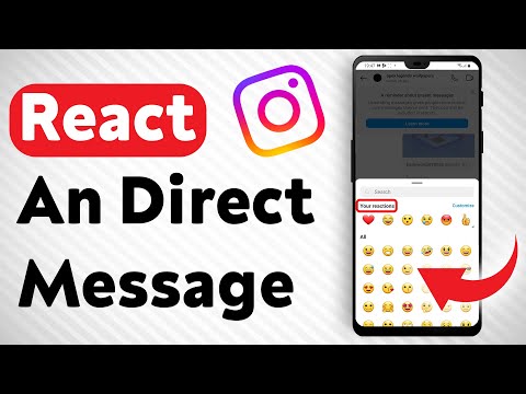 How To React To An Instagram Direct Message - Full Guide