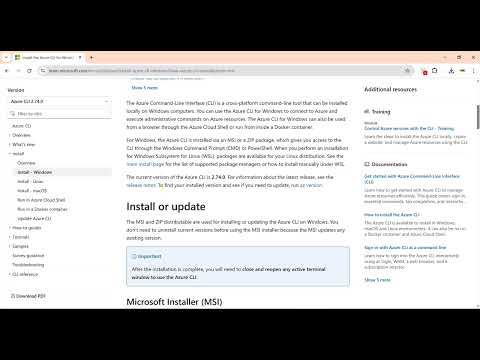 'az' is not recognized as an internal or external command | Azure CLI issue.