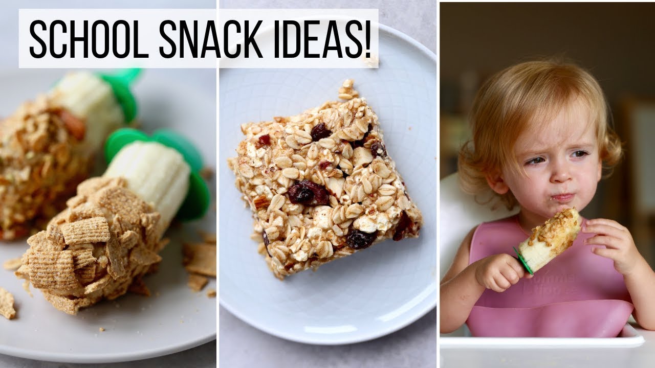 Healthy School Snacks Ideas...for any age! VEGAN + GLUTEN FREE!