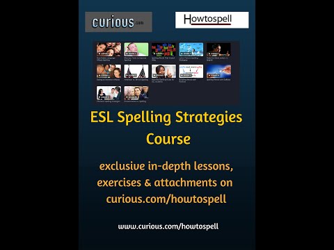 how to spell: ESL Spelling Strategies