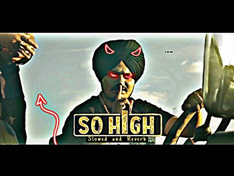 So High ( slowed + reverb )