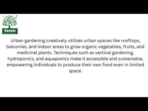 Small Change! A Bigger Impact! What is Urban Gardening and its importance