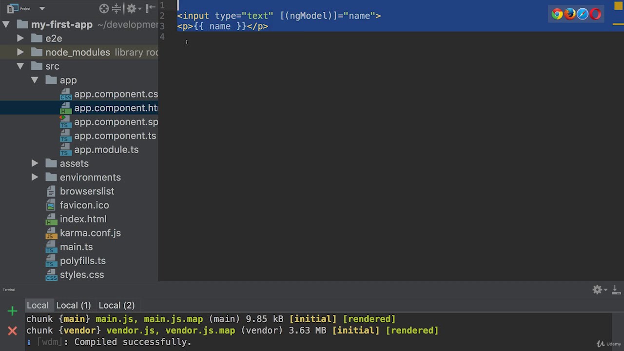 Angular Tutorial - 9 - A Basic Project Setup using Bootstrap for Styling