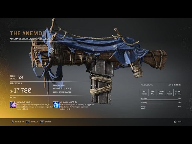 Top 5 Legendary Weapons in Outriders