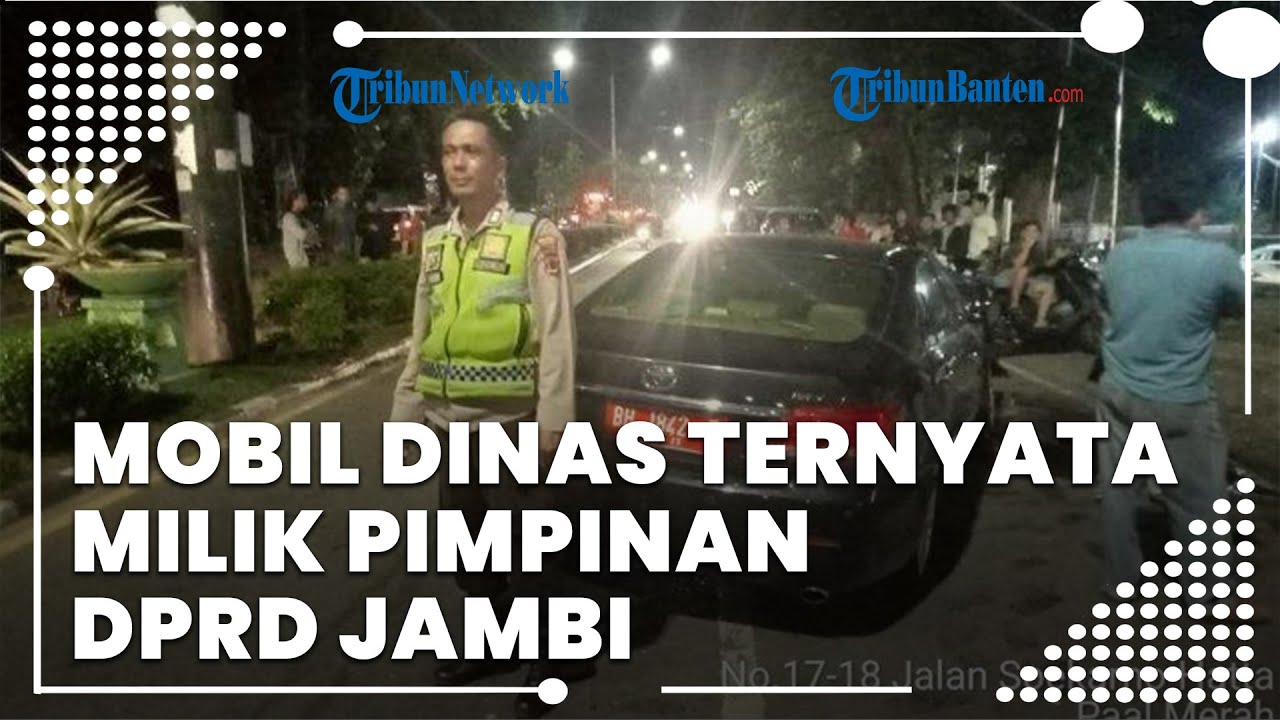 Heboh Kecelakaan Mobil Dinas dengan Penumpang Tanpa Busana Ternyata Milik Eks Pimpinan DPRD ...
