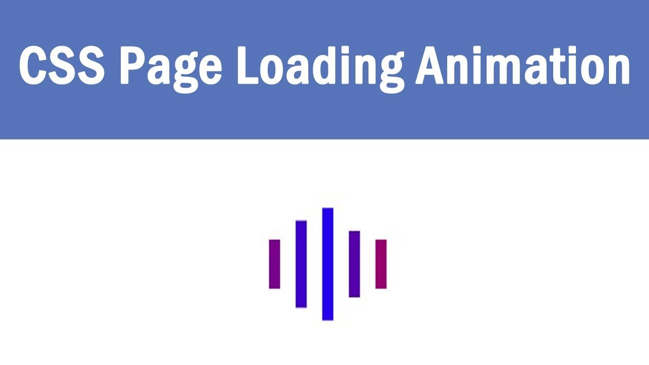 CSS Page Loading Animation| Facebook page loader | CSS Animation | website designing tutorials