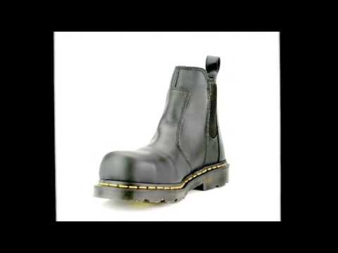 Men's Dr Martens R13348001 Steel Toe Slip On Work Boot @ Steel-Toe-Shoes.com