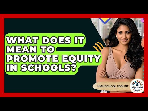 What Does It Mean To Promote Equity In Schools? - High School Toolkit