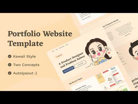 Free Figma Designer Portfolio Website Template Download