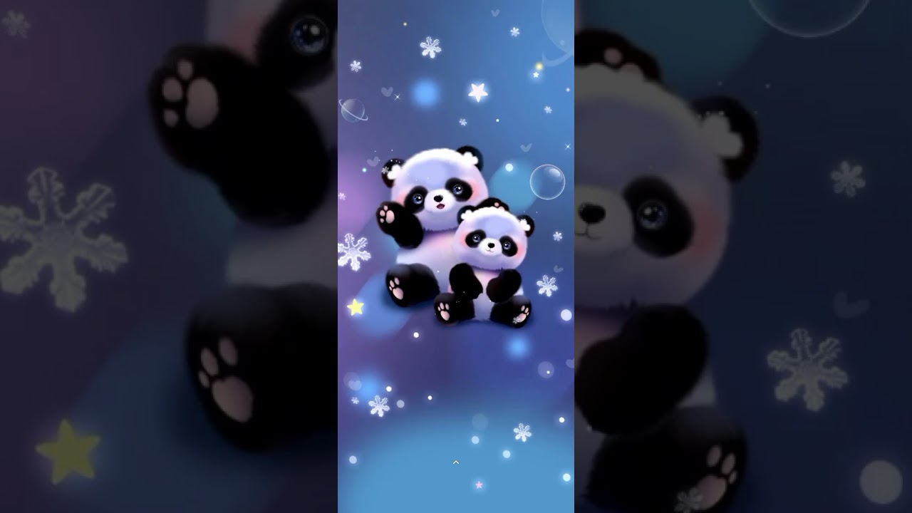 Panda bear 🐻 wallpaper 😍