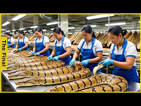 How Chinese Farmers Make $12,000 a Night – The Secret Python Skinning Operation