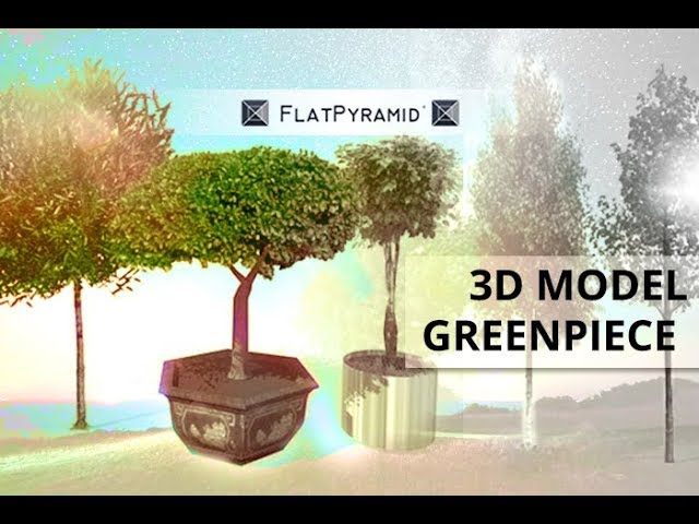 greenpiece 3D Model - FlatPyramid