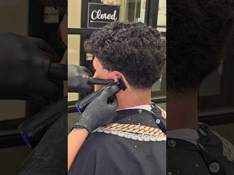 Mid taper w curly hair 🔥🔥🔥