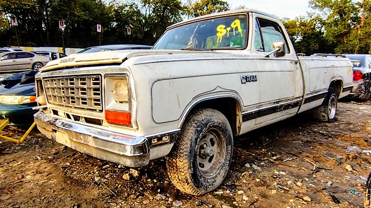 1984 Dodge Ram Junkyard Find Is a Rare Marksman Truck, Winchester Rifle ...