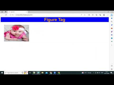 How to use figure tag in HTML