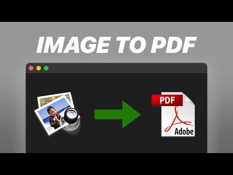 How To Convert Image To PDF File Mac