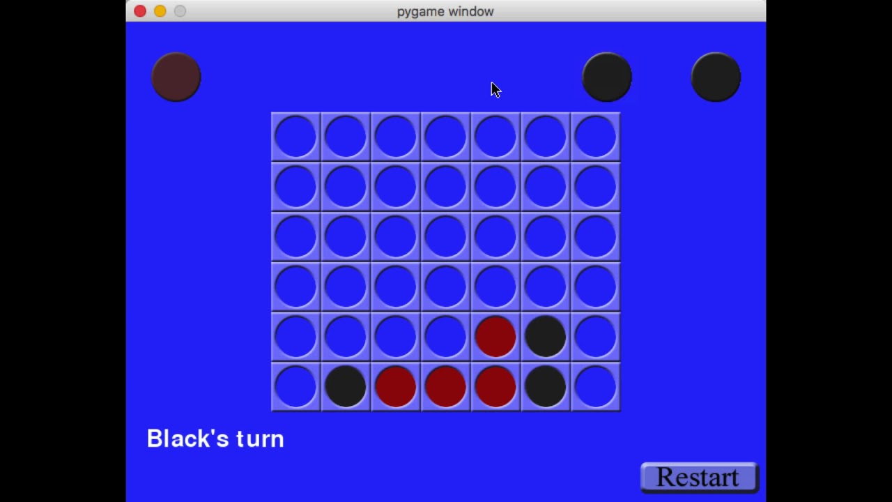 Connect4 in Python with Pygame