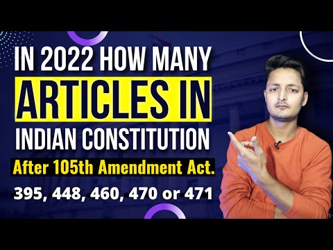 How many Articles in Indian Constitution now | in 2021|in 2022 Constitution of India | Niti Shiksha