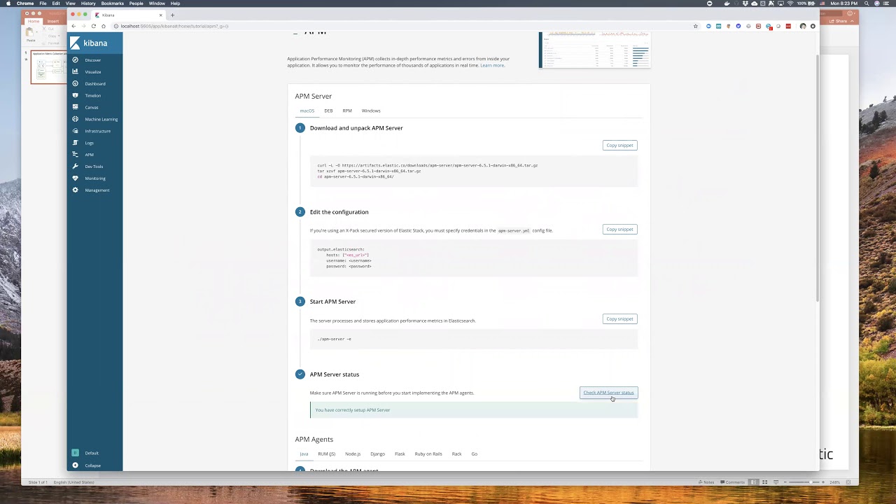 Elastic APM with Java APM agent in 5 min