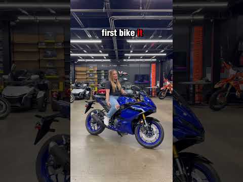 Her first bike was a ZX-6R ! #zx6r #ninja636
