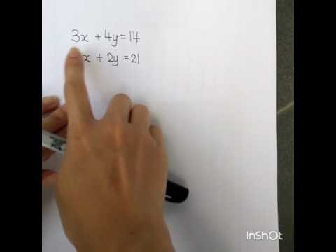 Maths igcse gcse edexcel Solve Simultaneous Equation in seconds (calculator) elimination