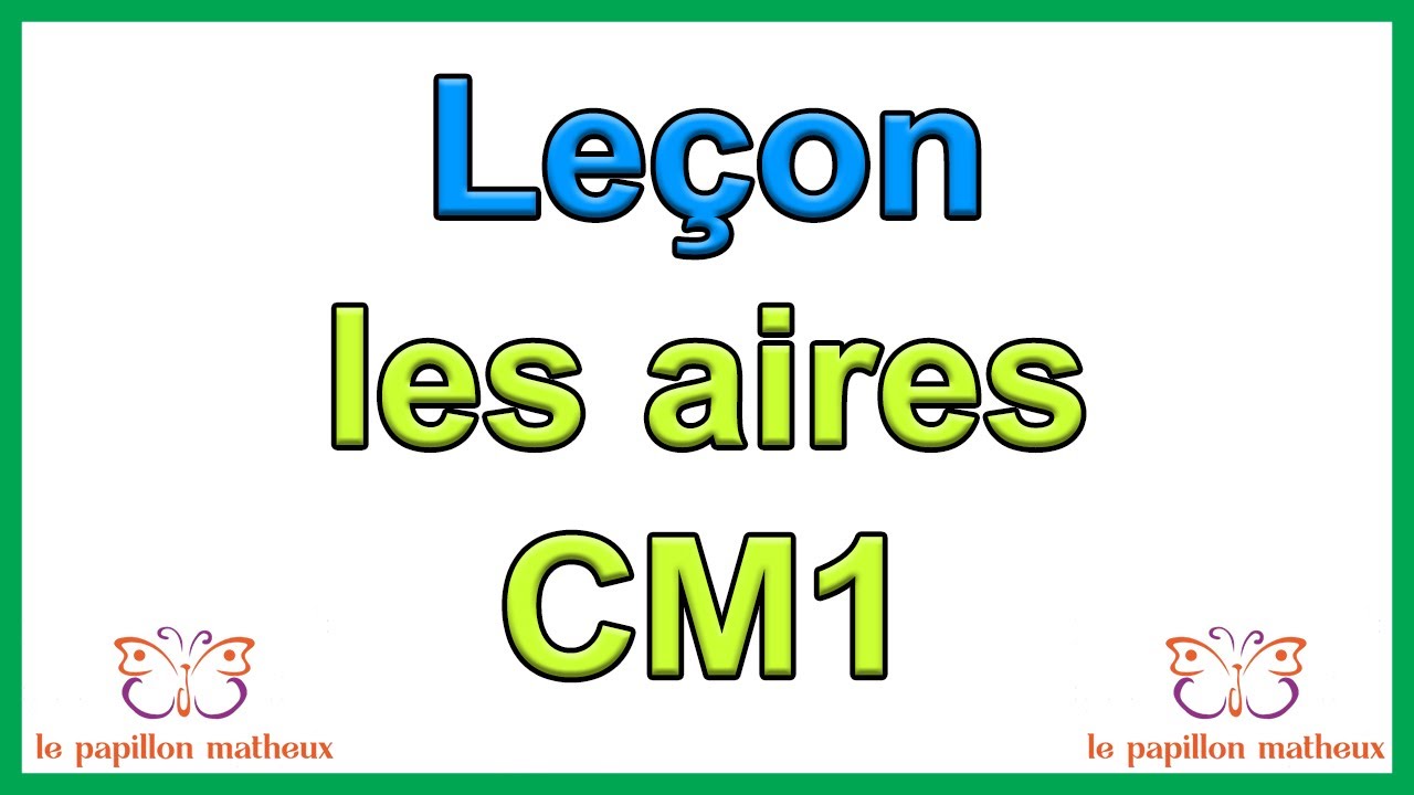 Lecon sur les aires cm1 en ligne