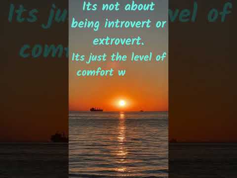 We are not Introvert or Extrovert. #educational #learning #phylosophy