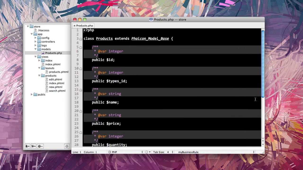 Tutorial PhalconPHP - Phalcon Developer Tools Creating Models HD