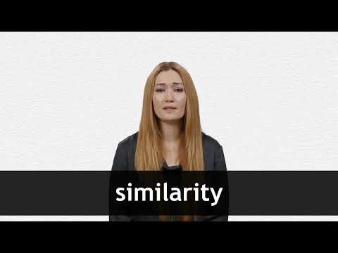 SIMILARITY definition and meaning | Collins English Dictionary