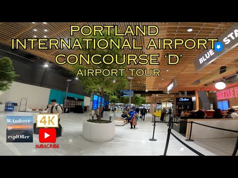 Portland International Airport ✈️ "Concourse D" | Airport Tour | Portland, Oregon