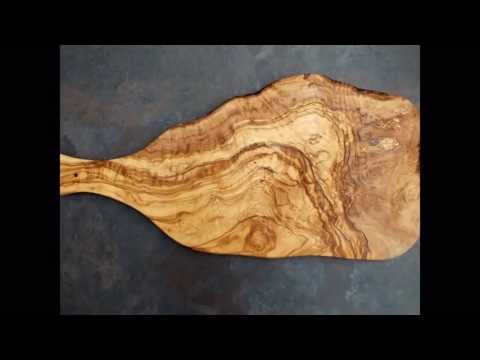 Olivewood chopping boards, cheeseboards and display boards