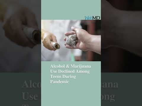 Teen Alcohol & Drug Use Declined During Pandemic #shorts