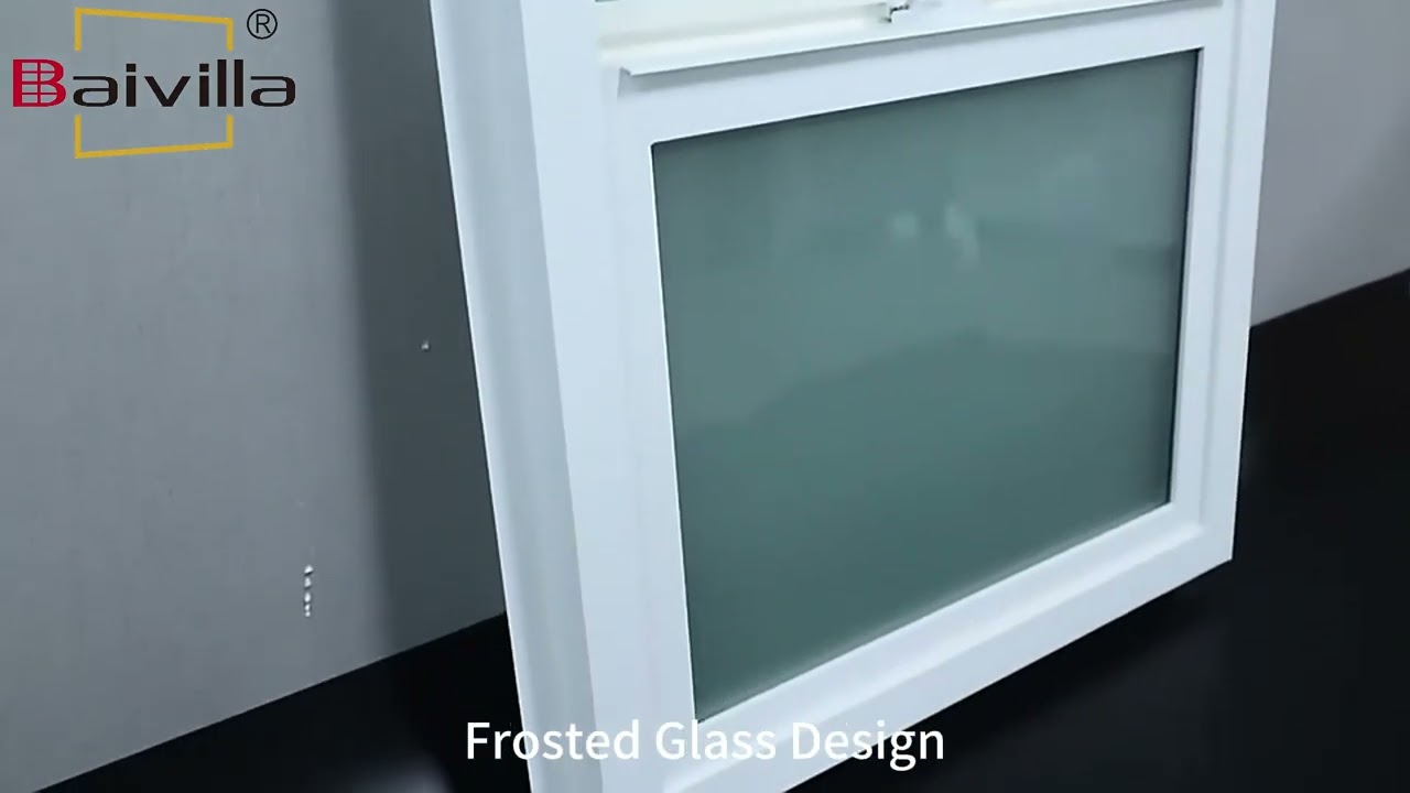 Classic American Style UPVC Single Hung Windows