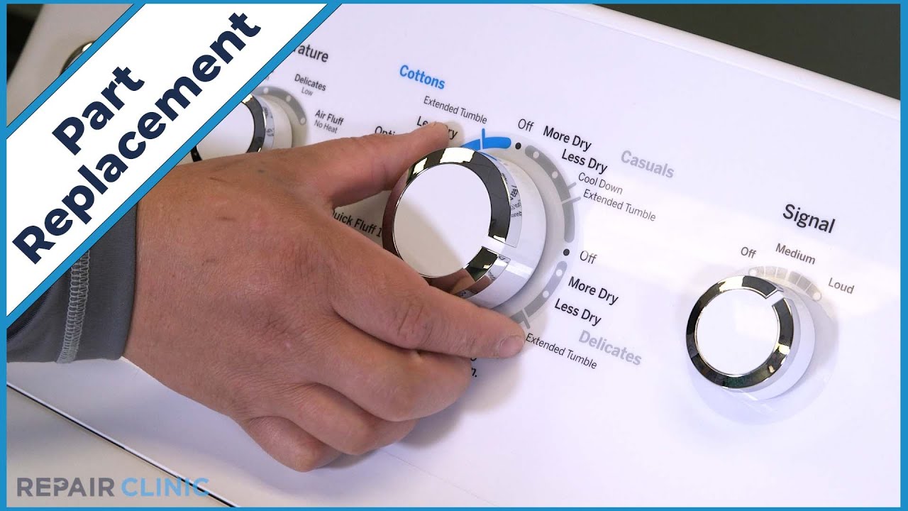 GE Dryer Timer Knob Replacement WE01X24552