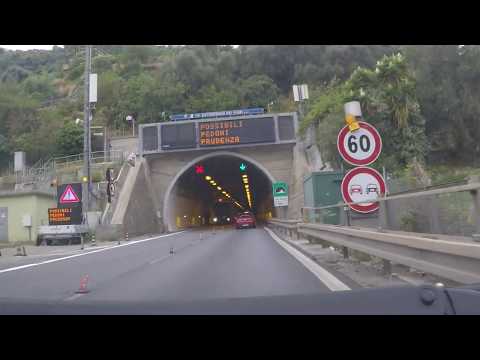 Italy/France by Road - E80 Ventimiligia across the border into France