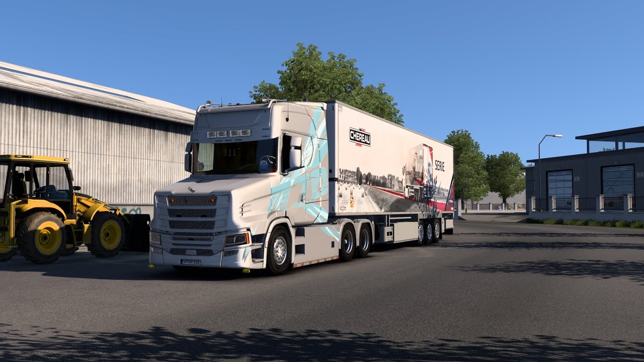 Scania New Gen open pipe V8 sound v2.0 - ETS 2