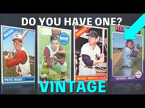 The Ultimate VINTAGE Baseball Card List - Most Valuable and Most Collected Vintage Baseball Cards
