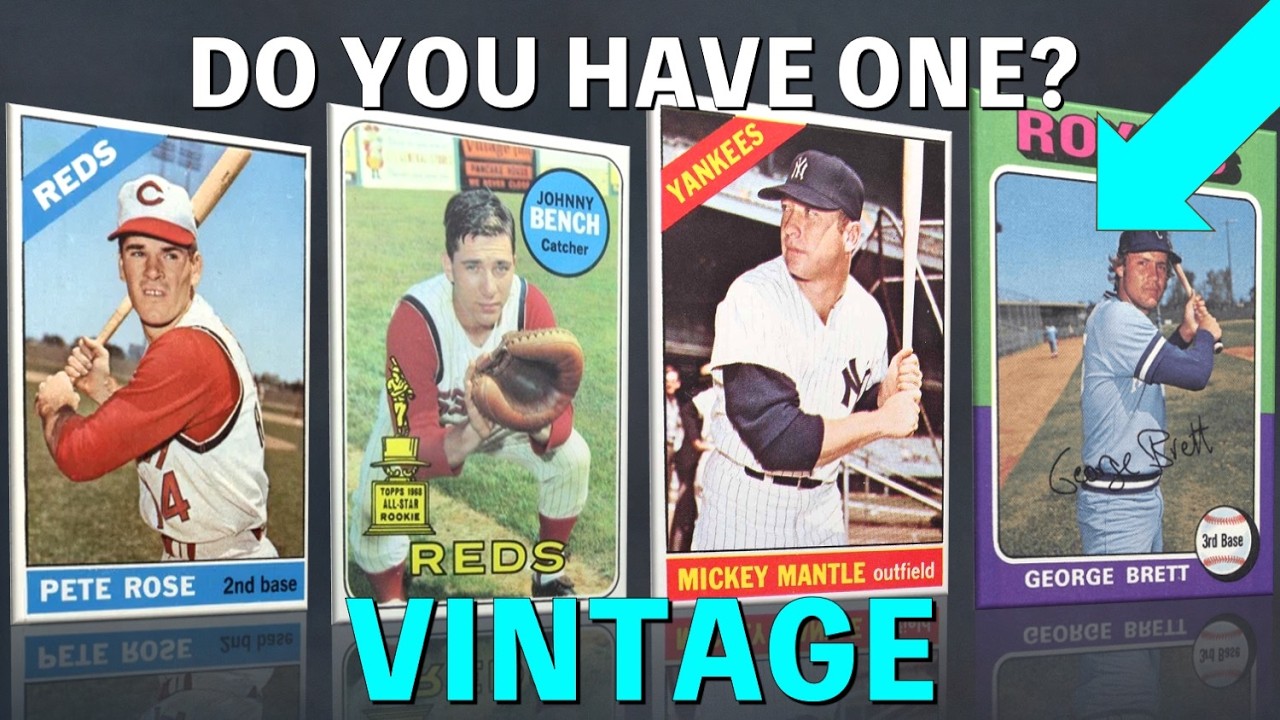 The Ultimate VINTAGE Baseball Card List - Most Valuable and Most Collected Vintage Baseball Cards