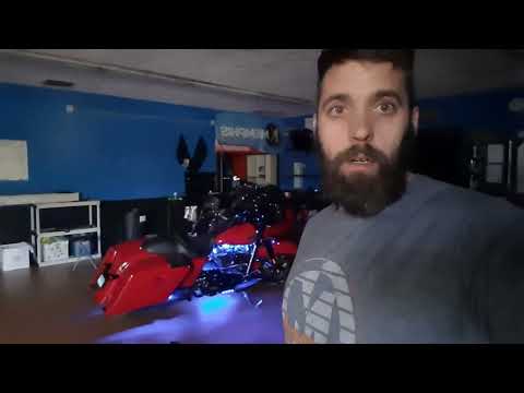 Installing xkglow led kit on my Harley