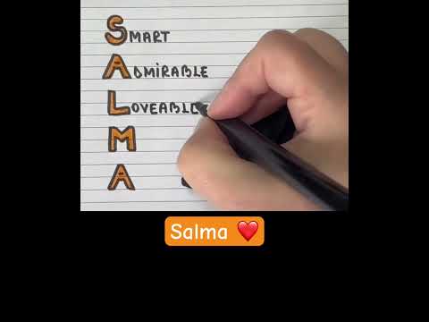 Meaning of the name SALMA #meaning #name #salma