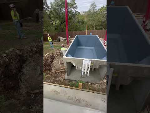 Dive into the ATX Vibes 🏊♂️🌞! Watch us crane in a plunge pool in the heart of Austin, Texas