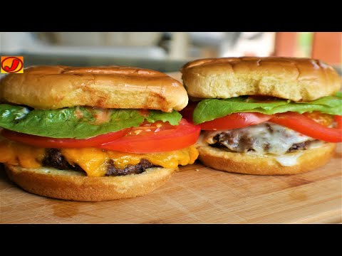 Grilled Cheeseburgers on Ninja Foodi Smart XL Grill | Ninja Foodi Smart XL Grill Recipes