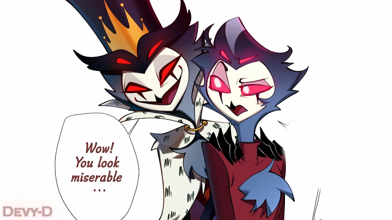 Stolas Meets Pilot Stolas! (Helluva Boss Comic-Dub)