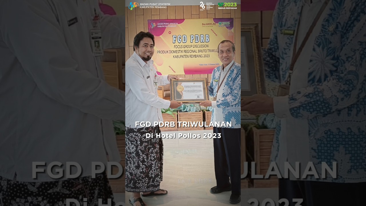 FGD PDRB TRIWULANAN BPS KABUPATEN REMBANG 2023