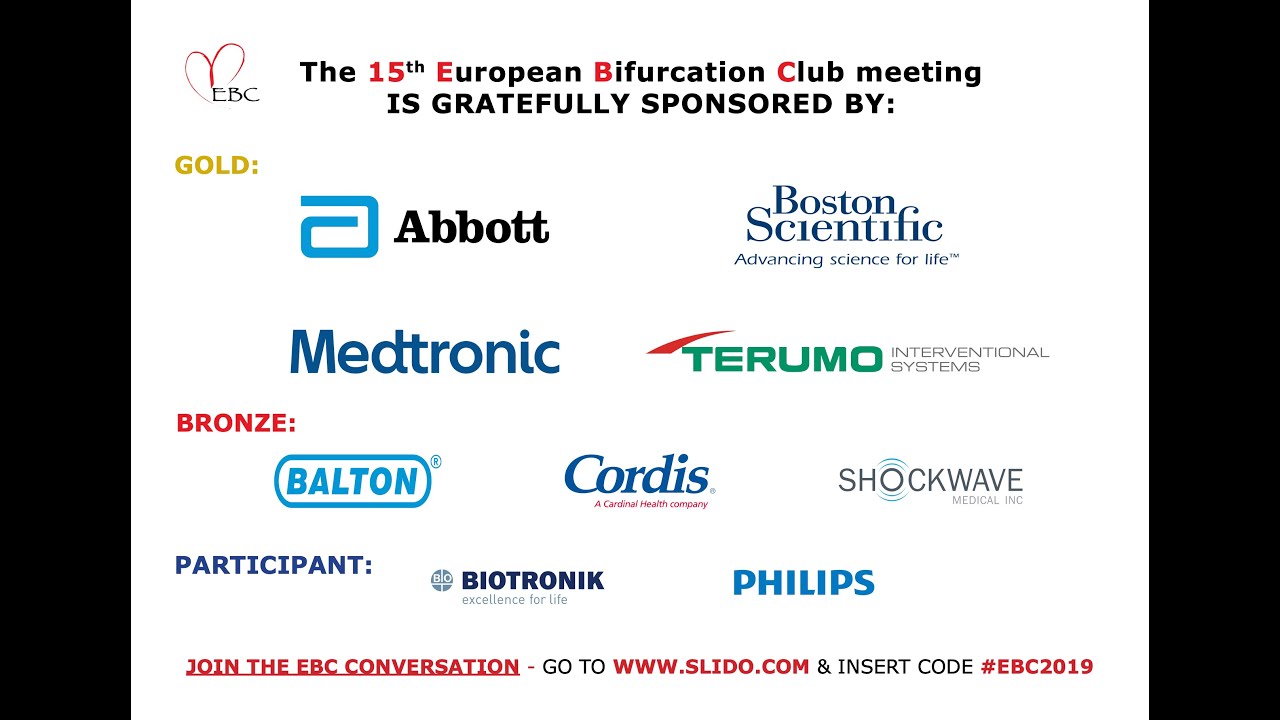European Bifurcation Club 2019 - Left Main SESSION
