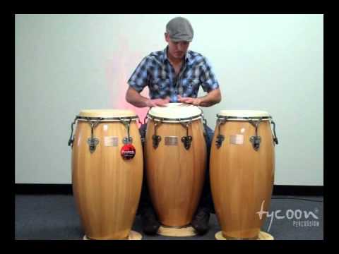 10" Signature Classic Red Conga Drum w/ Stand | Reverb