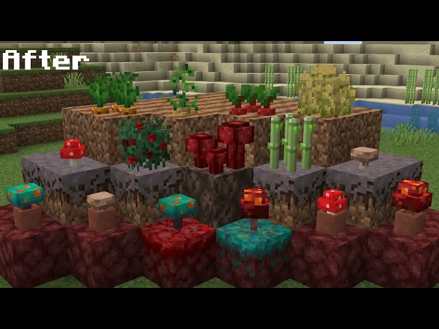 Crops 3D Revamped Minecraft Texture Pack
